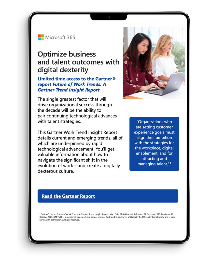 Future of Work Trends: A Gartner® Trend Insight Report - Atomic Data®